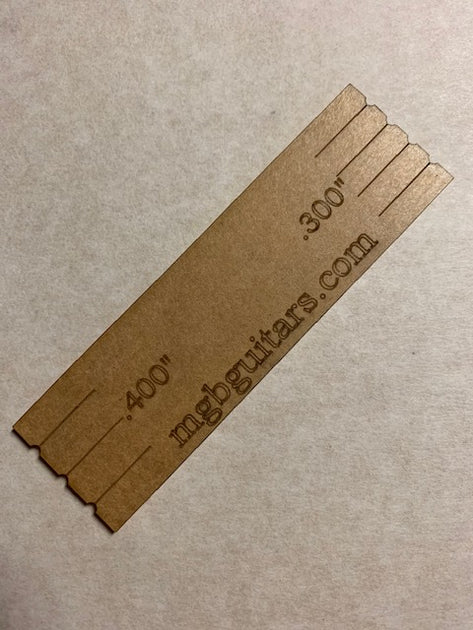 Nut string spacing template | MGB